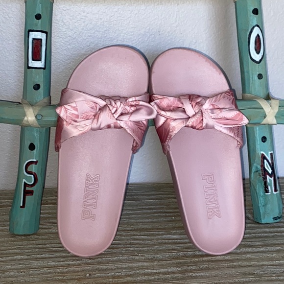PINK Victoria's Secret | Shoes | Pink Victoria Secret Pink Slide ...